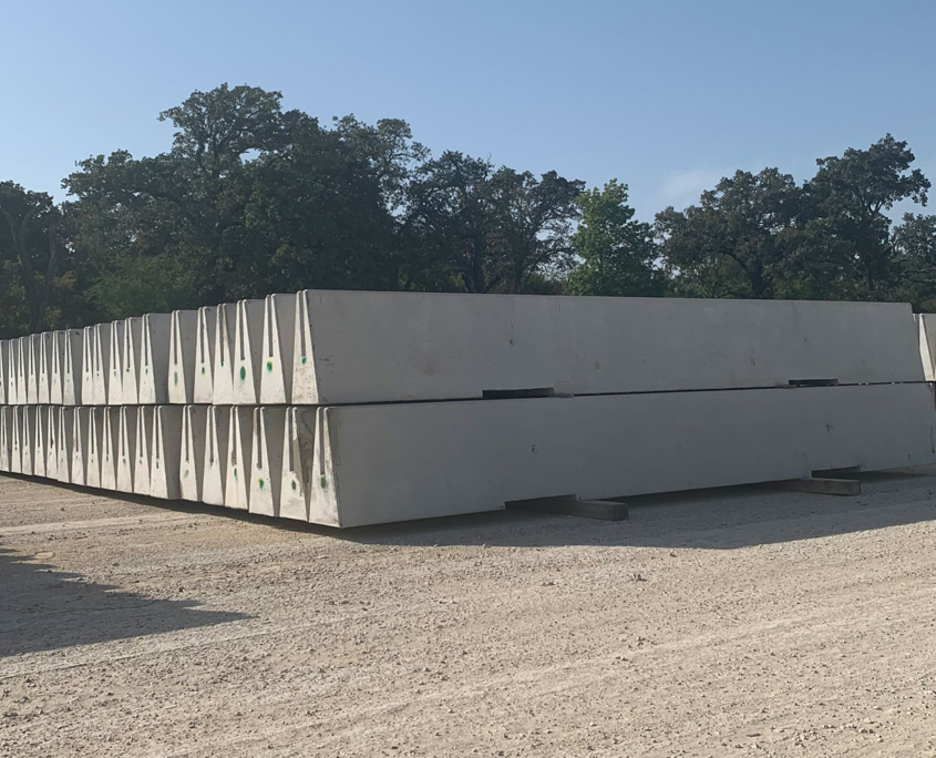 Single Slope Concrete Barrier - Summit Precast Concrete