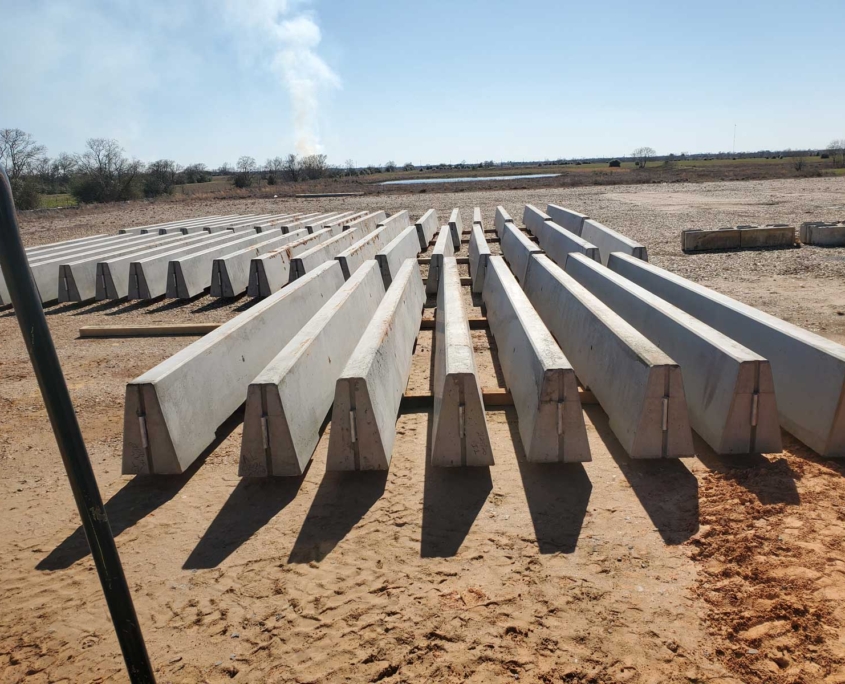 Single Slope Concrete Barrier - Summit Precast Concrete, LP Montgomery, TX
