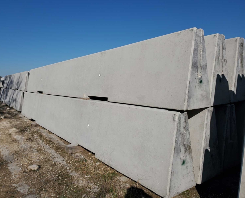 Single Slope Concrete Barrier - Summit Precast Concrete, LP Montgomery, TX